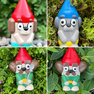 Hand Painted Dog Gnome Jeremy - Etsy