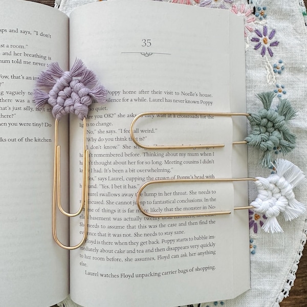 Paper Clip Bookmark - Etsy