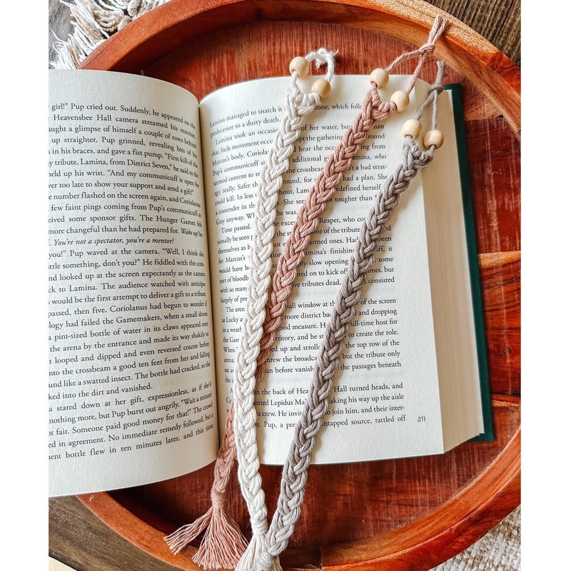 Macrame Bookmarks - Etsy
