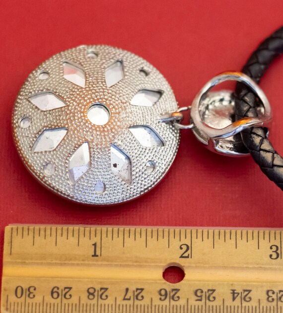 20 inch, Vintage Art Deco Colorless Circular Gem Blac… - Gem