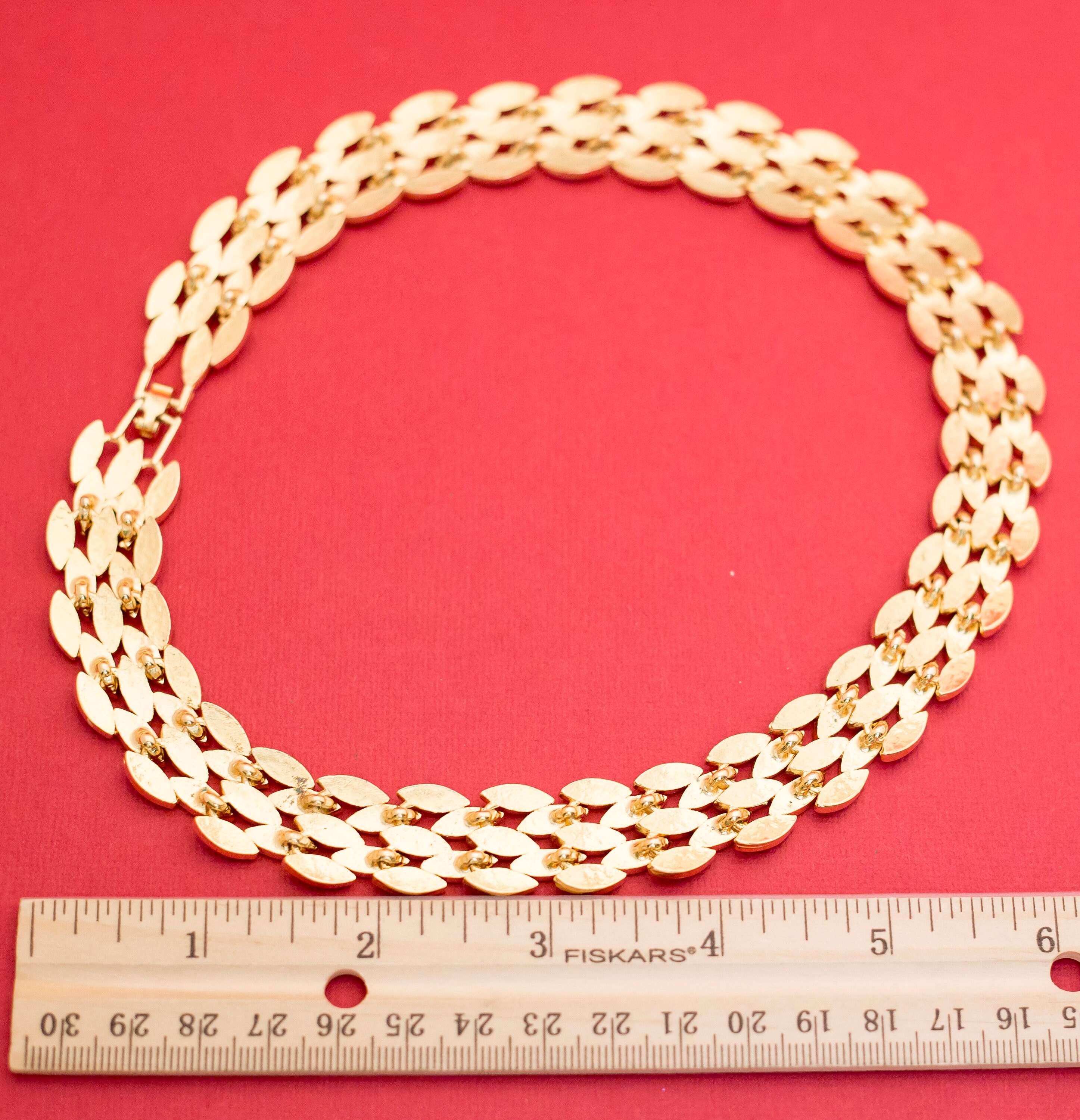 Vintage Gold Tone Fafnir's Scales 16 Inches F21 - Etsy UK