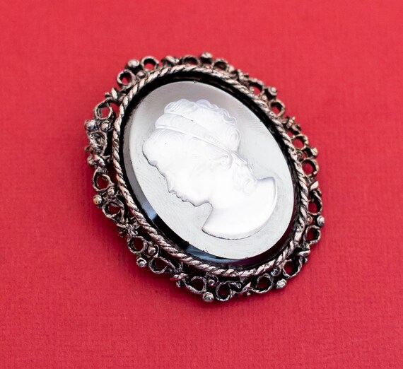 Vintage Edwardian Cameo Brooch F27 - Etsy