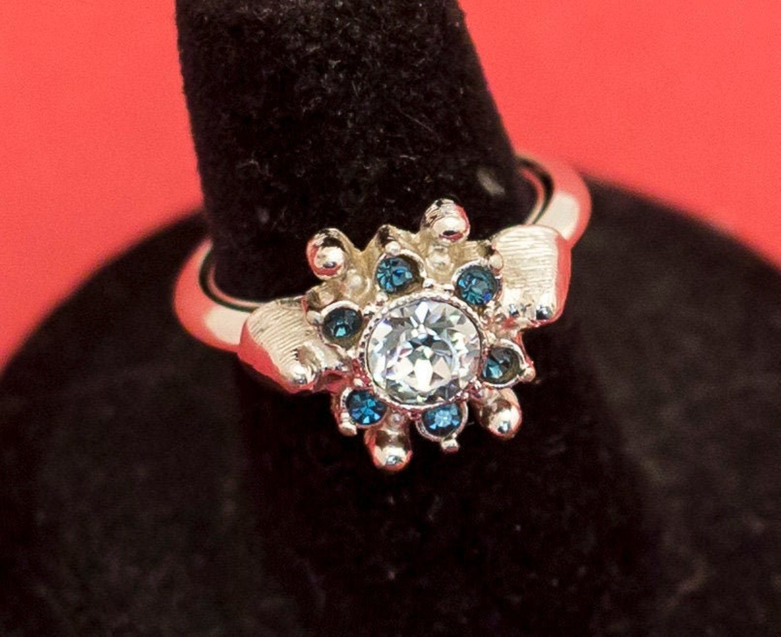 Art Deco Sapphire Avon Ring Size 7.5 F13 - Etsy