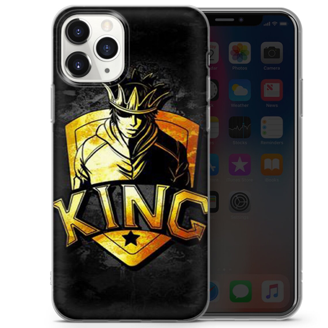 King and Queen Phone Case Cover Fit for iPhone 12 8 XS XR - Etsy
