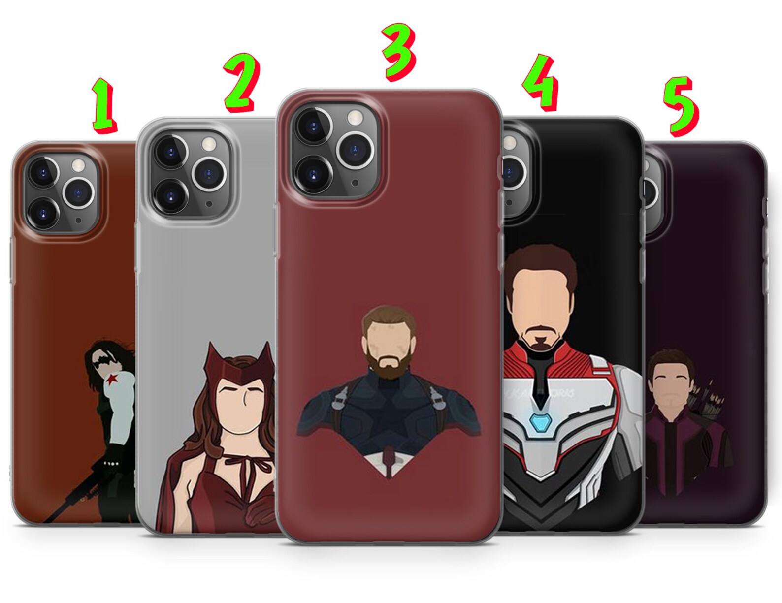 Superhero Phone Case Cover for iPhone 12, 8, XS, XR, 11 Pro, Samsung ...