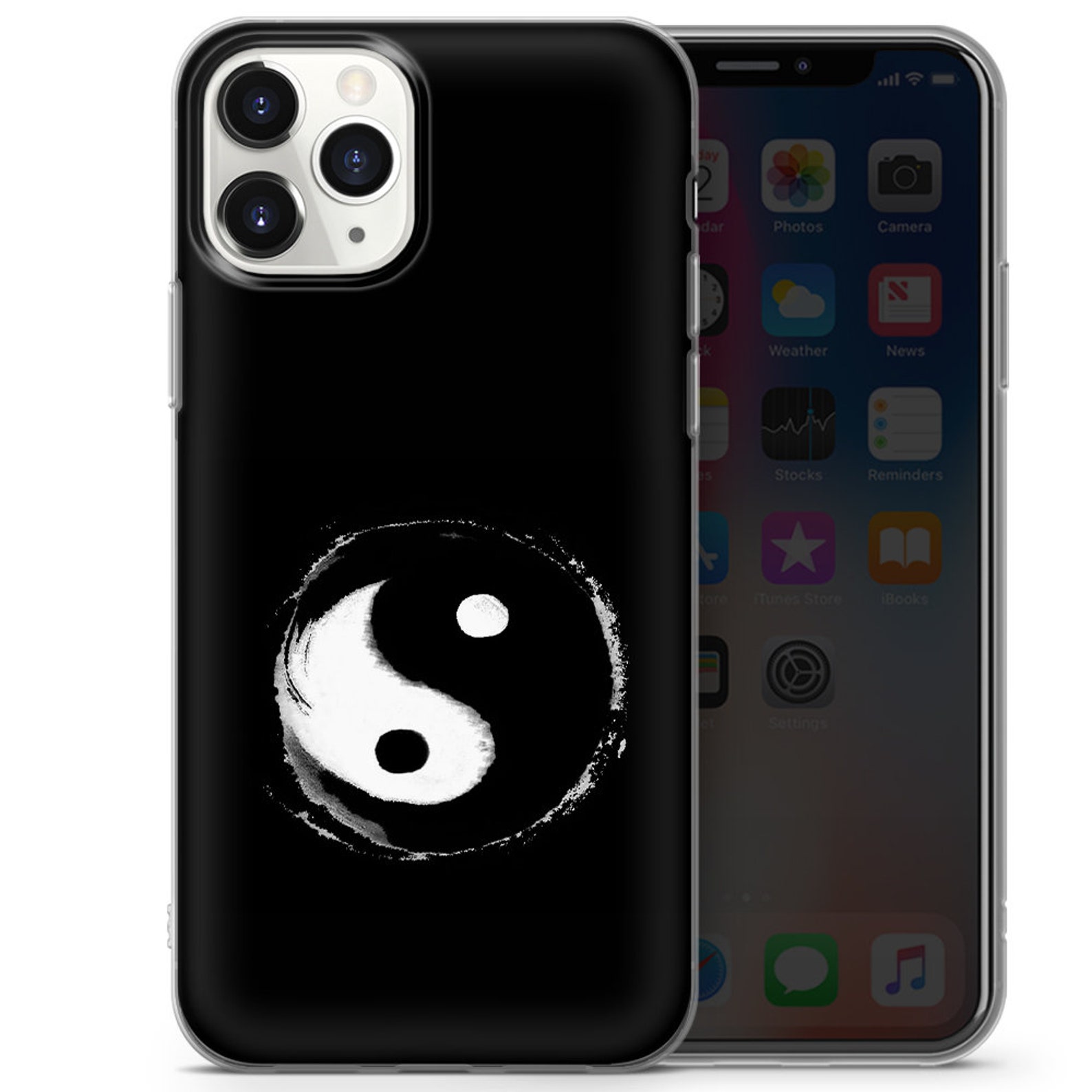Yin Yang Phone Case for Iphone 12 8 XS XR 11 Pro Samsung - Etsy