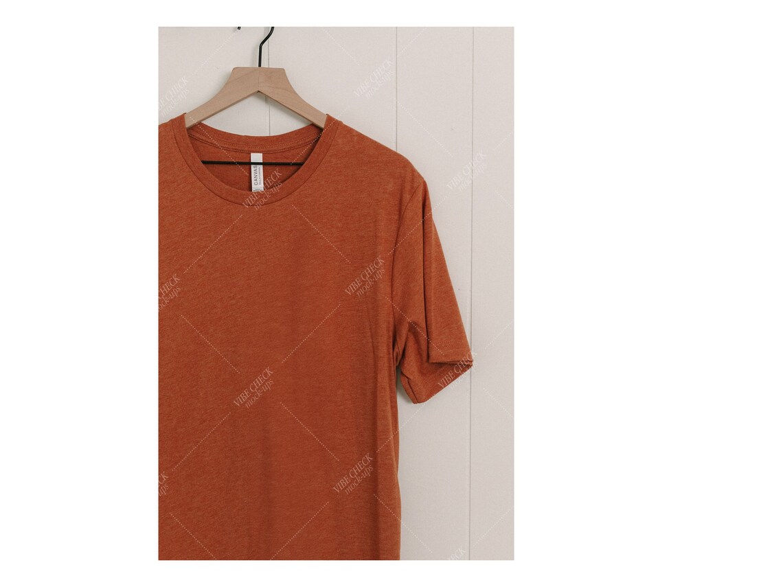 Autumn Bella + Canvas 3001 T-shirt Mockup (jpeg) - Etsy