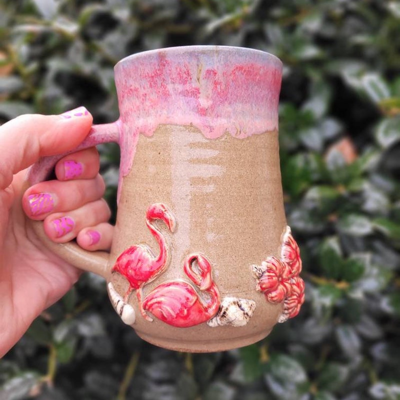 Ceramic Flamingo - Etsy