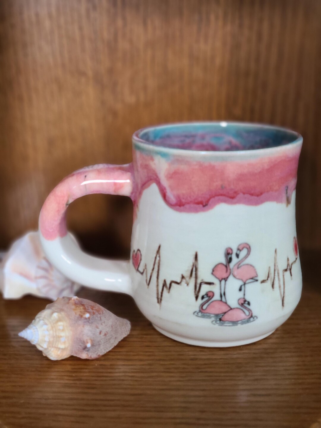 Made to Order: My Heart Beats for Shells Mug - Etsy