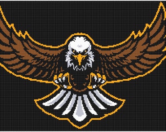 Patriot Eagle Crochet Graphghan Pattern - Etsy