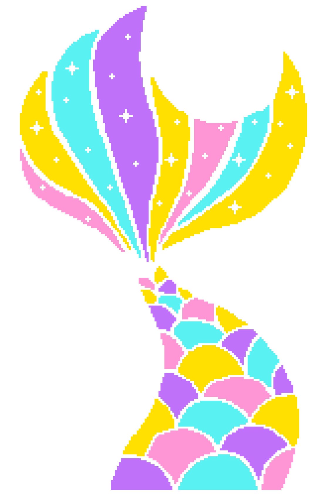 Mermaid Beauty Graphghan Crochet Pattern - Etsy