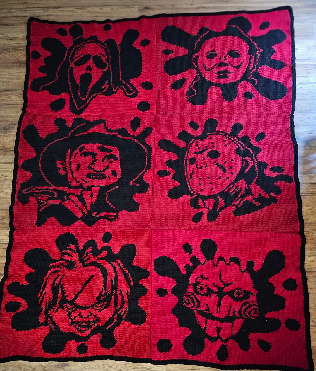 Slasher Panel Graphghan Crochet Pattern ( Leaving End of October) - Etsy