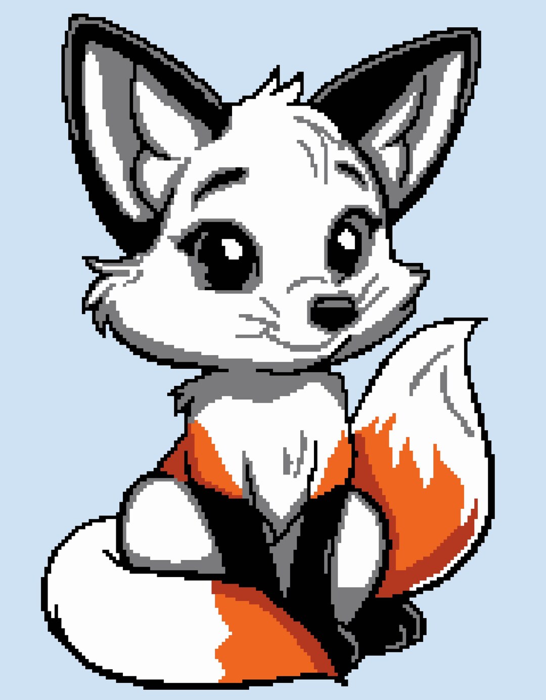 Foxy Crochet Graphghan Pattern - Etsy