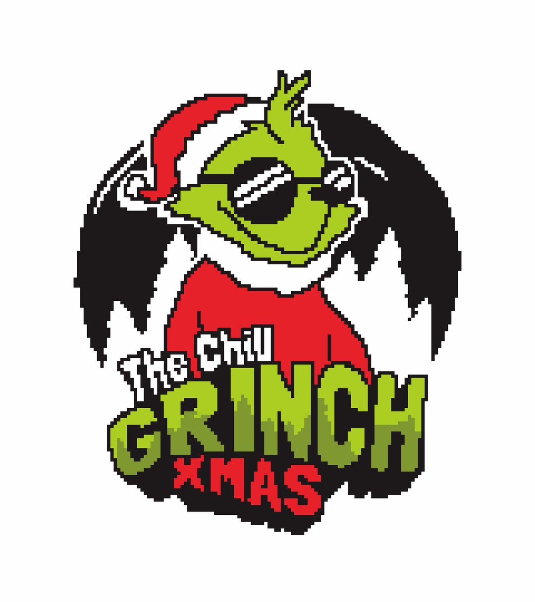 Chill in Grinch Graphghan Pattern - Etsy