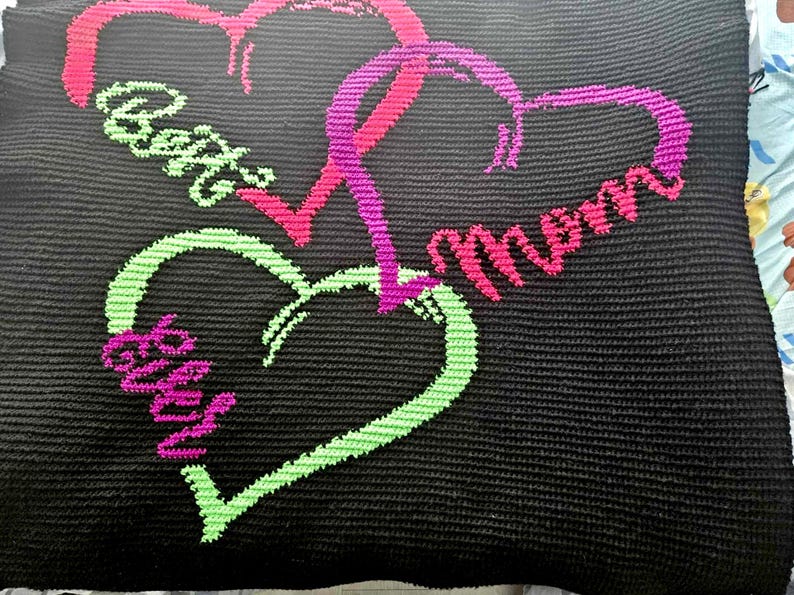 Best Mom Ever Crochet Graphghan Pattern - Etsy