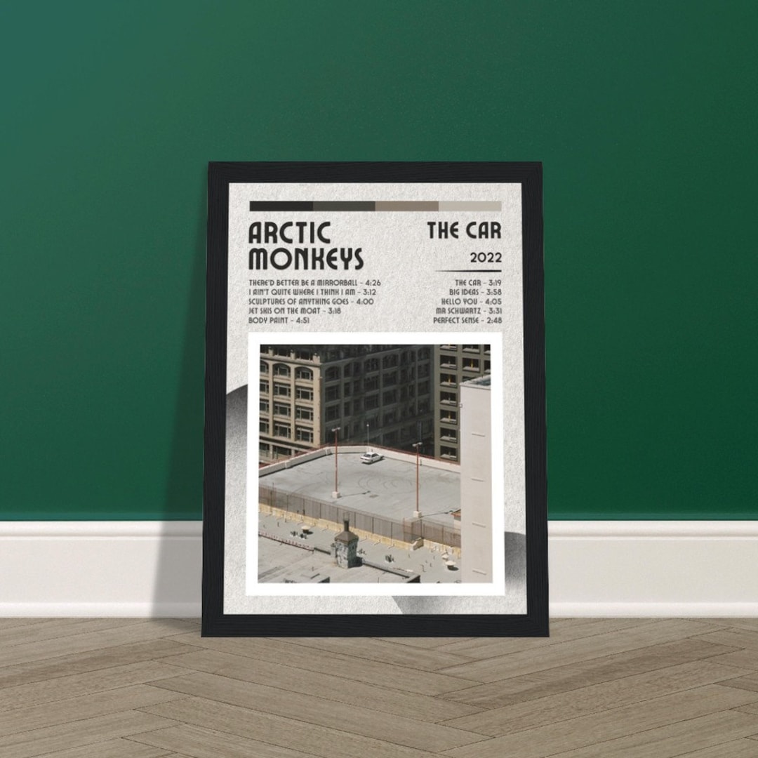 Framed Arctic Monkeys Poster | the Car Album Print | Original Iggie Art ...