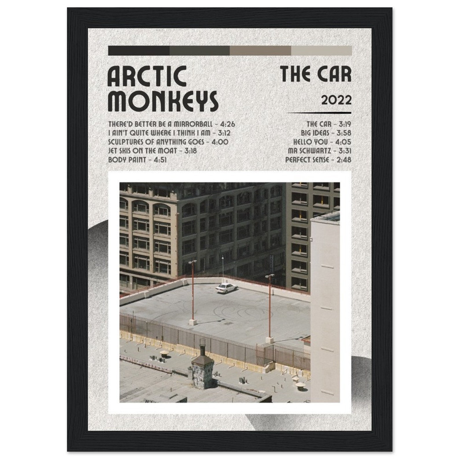 Framed Arctic Monkeys Poster | the Car Album Print | Original Iggie Art ...