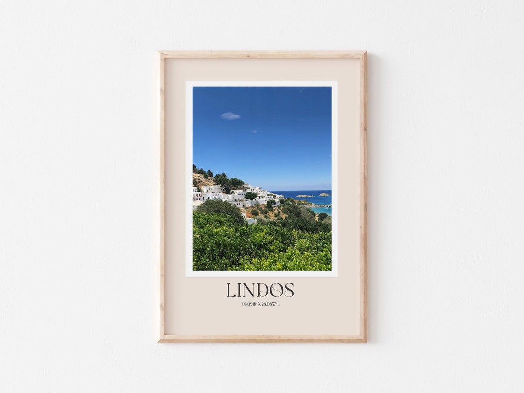 Lindos Travel Print, Lindos Poster, Lindos Travel Photo, Lindos Wall ...