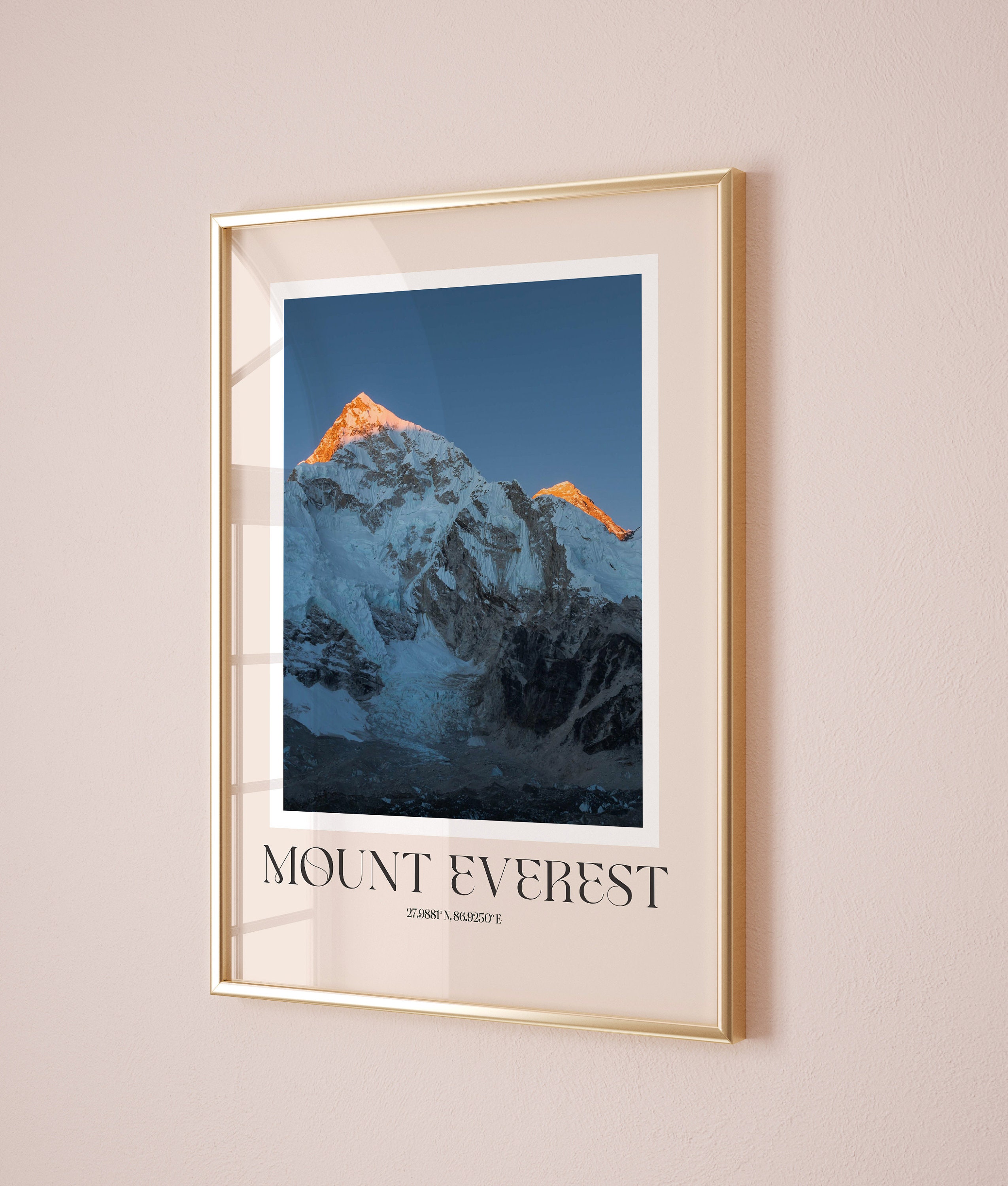 Mount Everest Travel Print, Mount Everest Poster, Mount Everest Travel ...