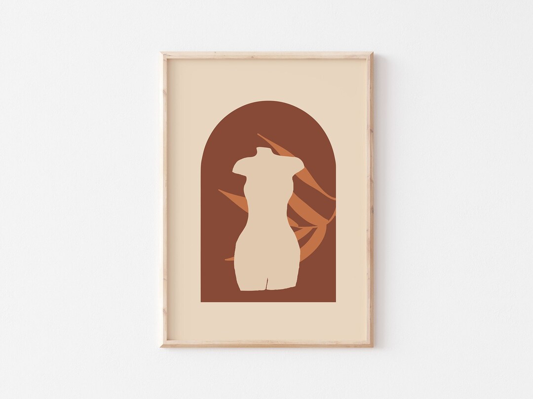 Neutral Body Arch Bohemian Art Print, Scandi Poster, Neutral Abstract ...