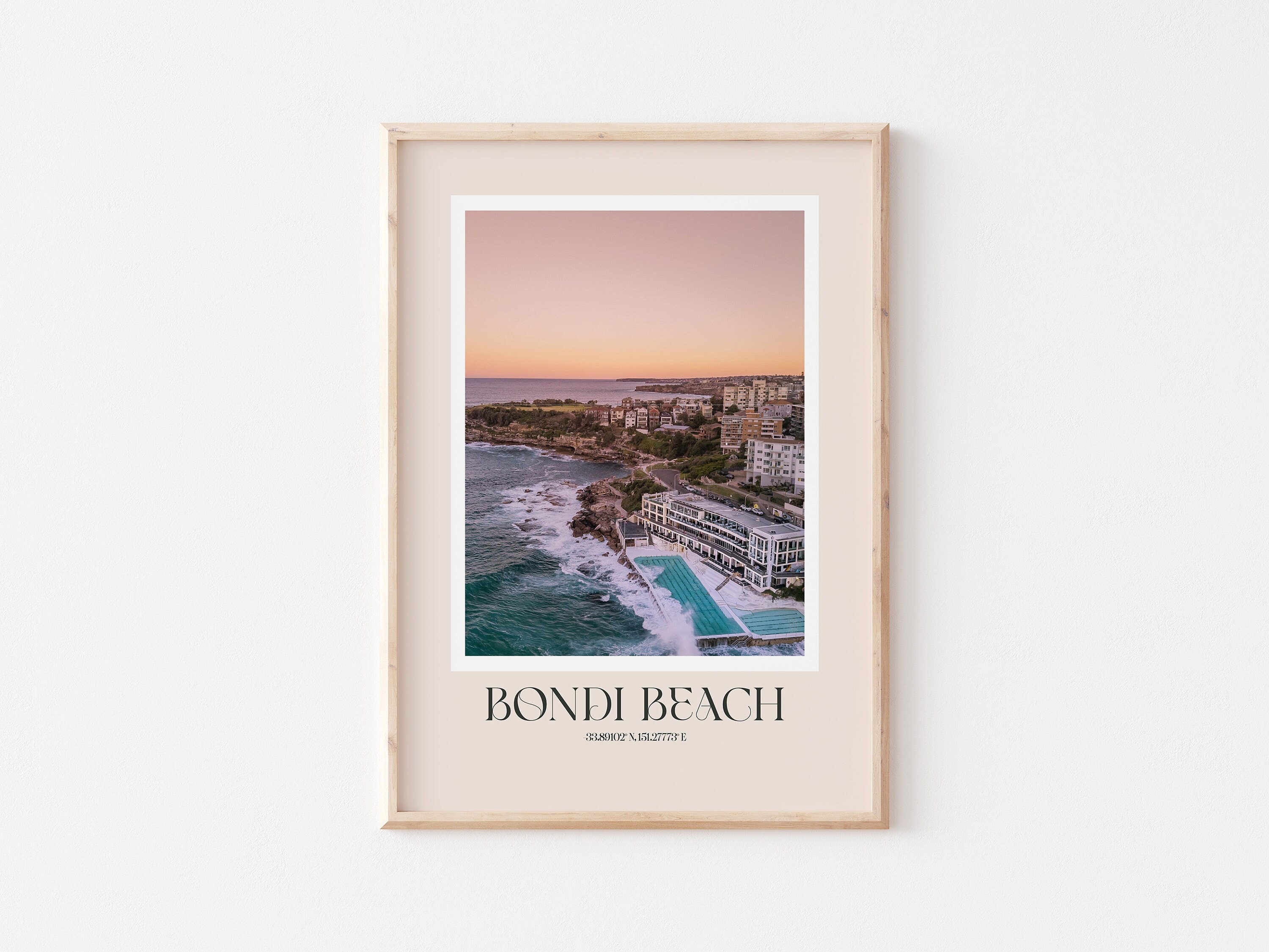 Bondi Beach Travel Print, Bondi Beach Poster, Bondi Beach Travel Photo ...
