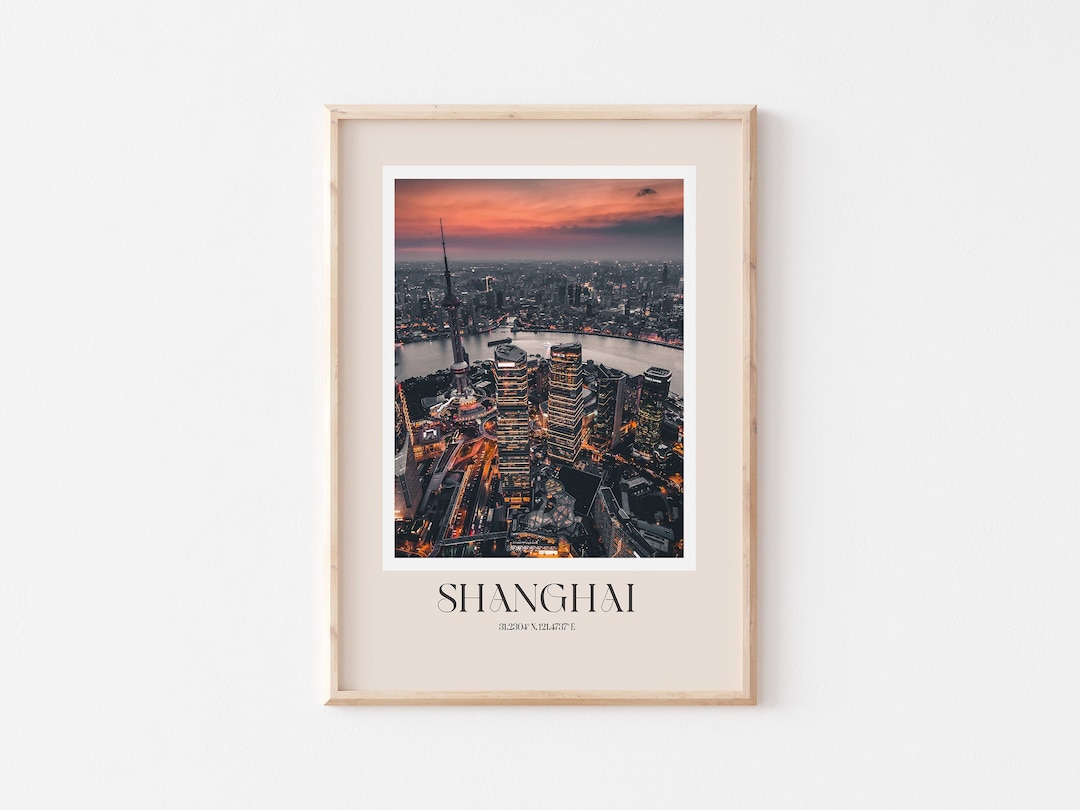 Shanghai Travel Print, Shanghai Poster, Shanghai Travel Photo, Shanghai ...