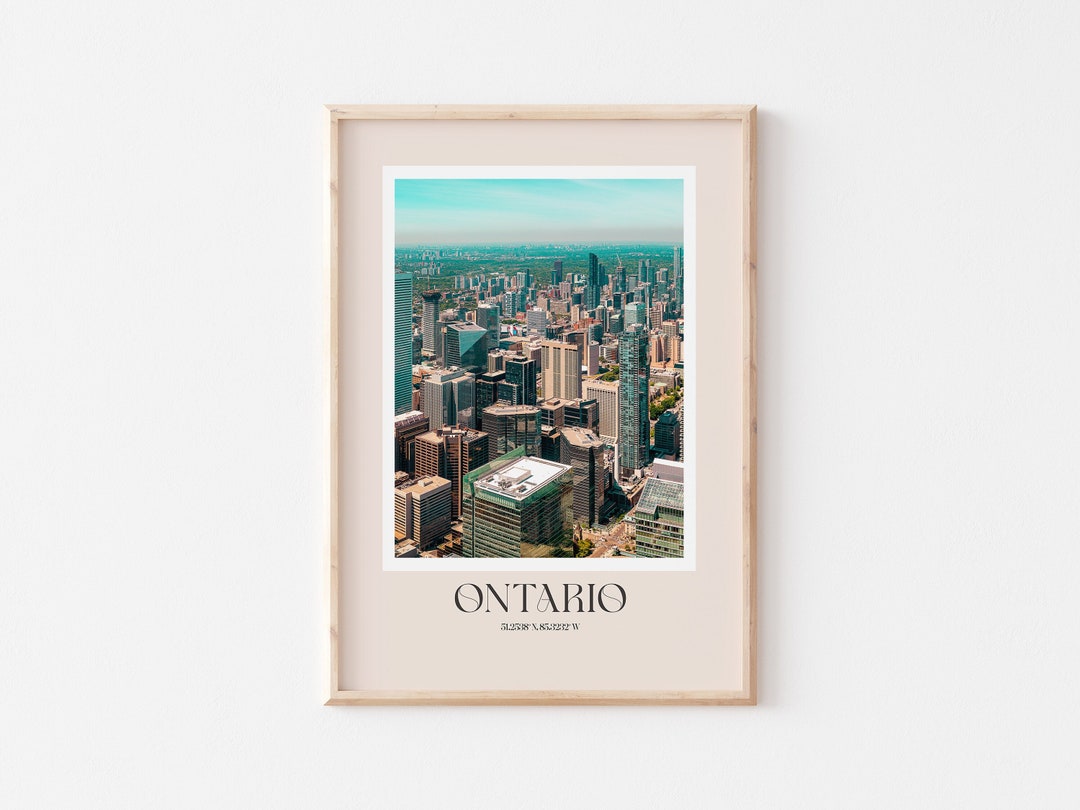Ontario Travel Print, Ontario Poster, Ontario Travel Foto, bunte ...