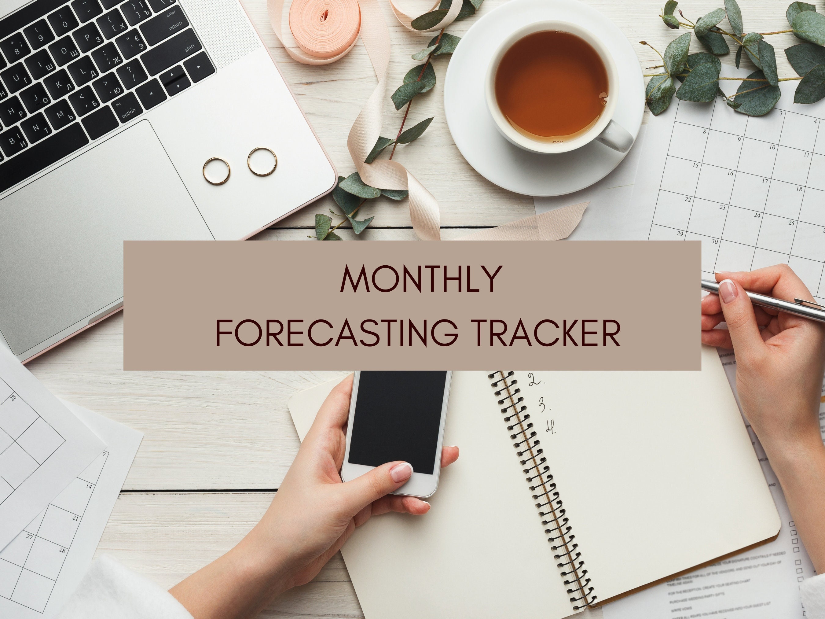 Monthly Forecasting Tracker | Revenue Tracking | Quarterly Fundraising ...