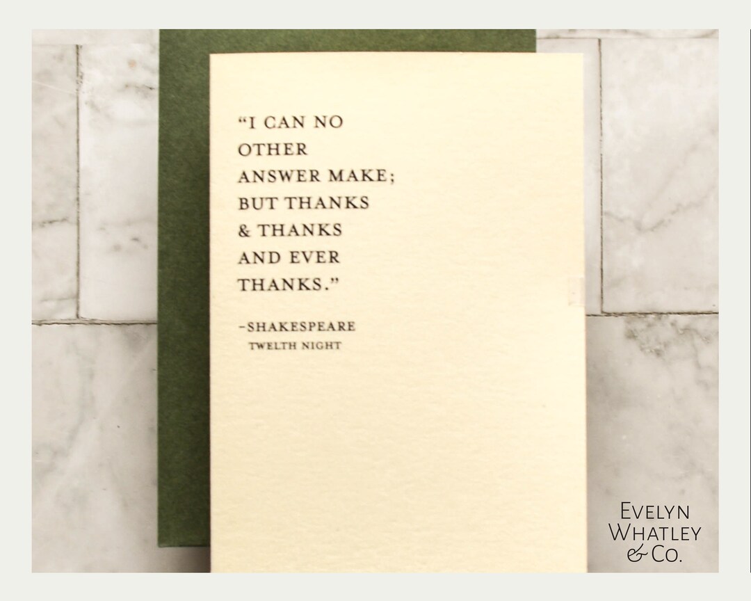 Thanks & Thanks Shakespeare Box Set 10 A1 Sized - Etsy