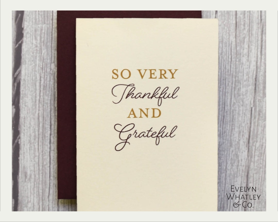So Very Thankful & Grateful Box Set 10 A1 Sized - Etsy