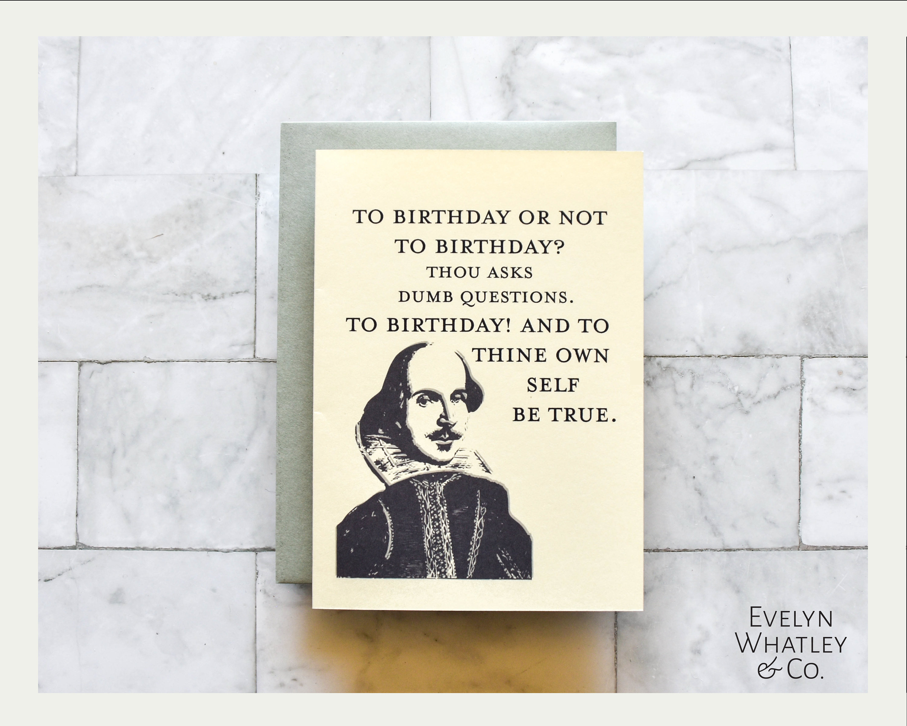 Shakespeare Birthday Card - Etsy
