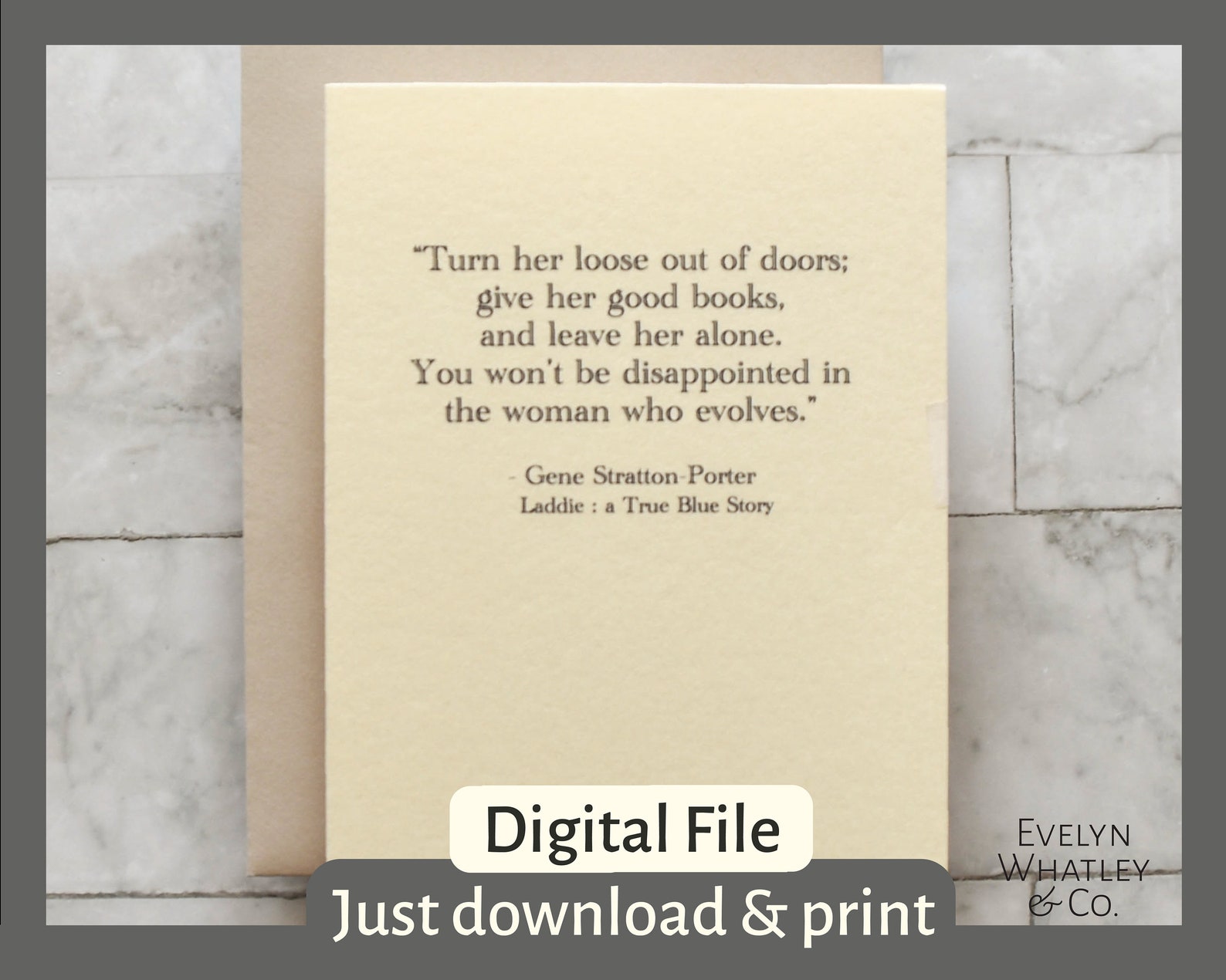 Digital Card Birthday Card for Daughter give Her Good Books & Nature ...