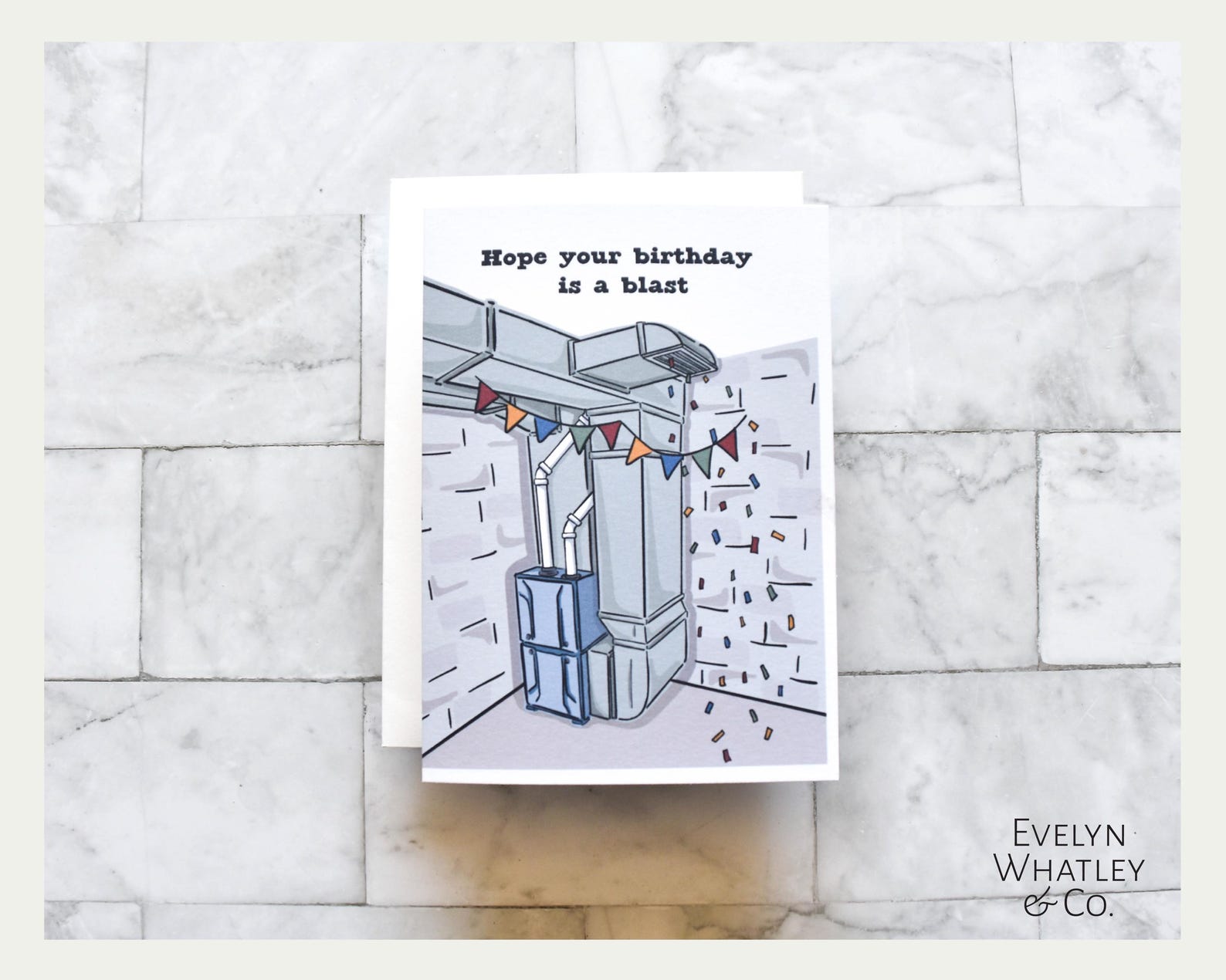HVAC Birthday Card - Hope Your Birthday is a Blast! - Etsy