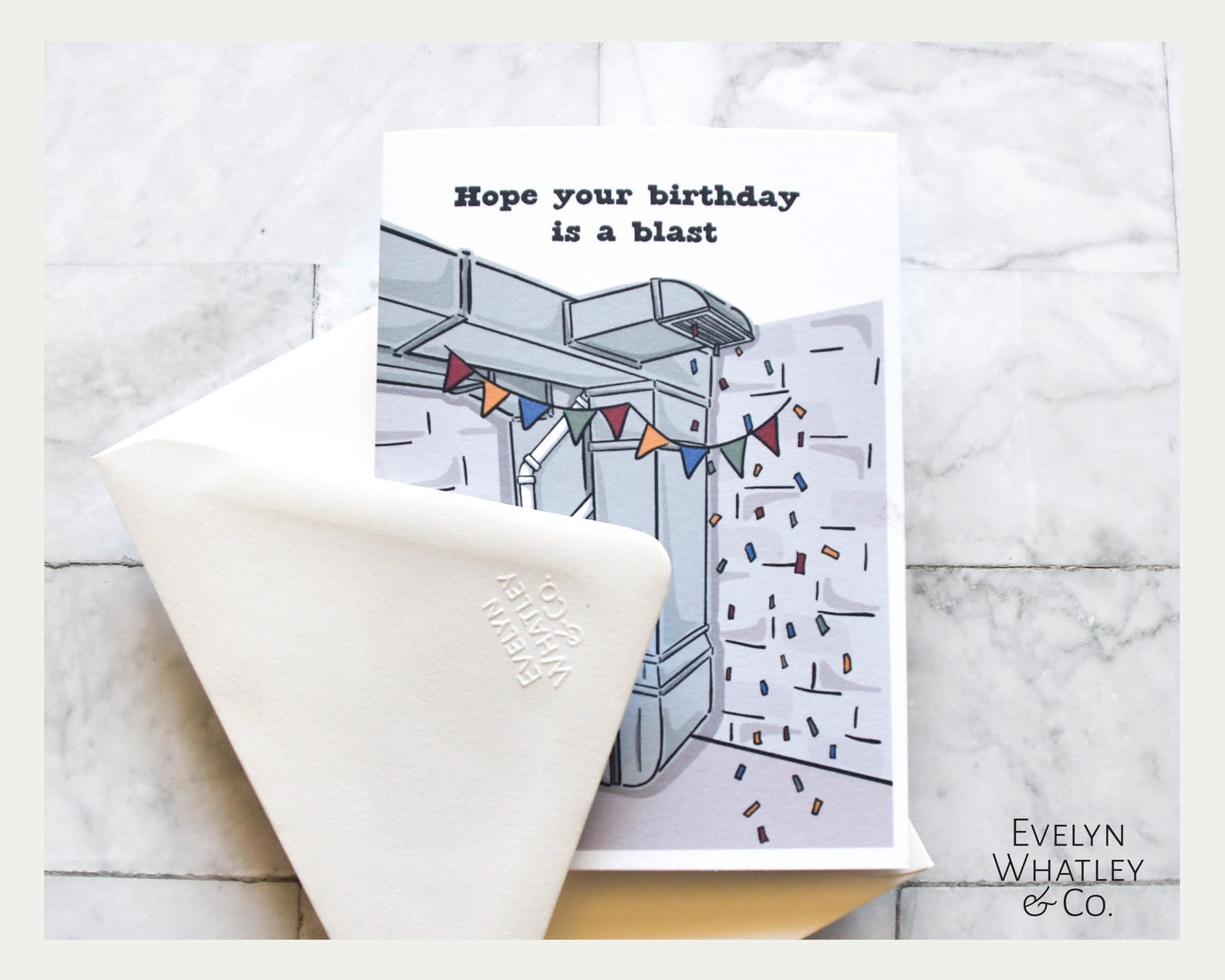 HVAC Birthday Card - Hope Your Birthday is a Blast! - Etsy