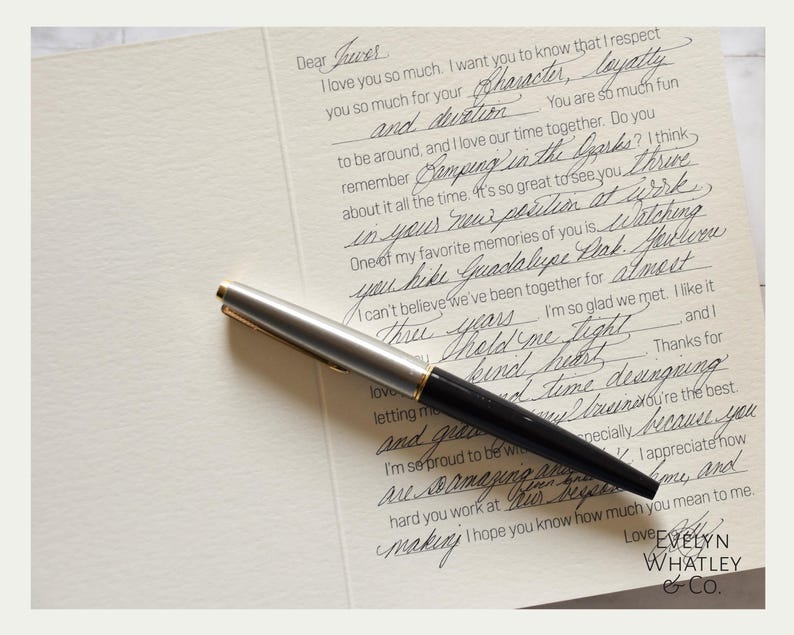 Husband Birthday Card - Custom Love Letter - Etsy