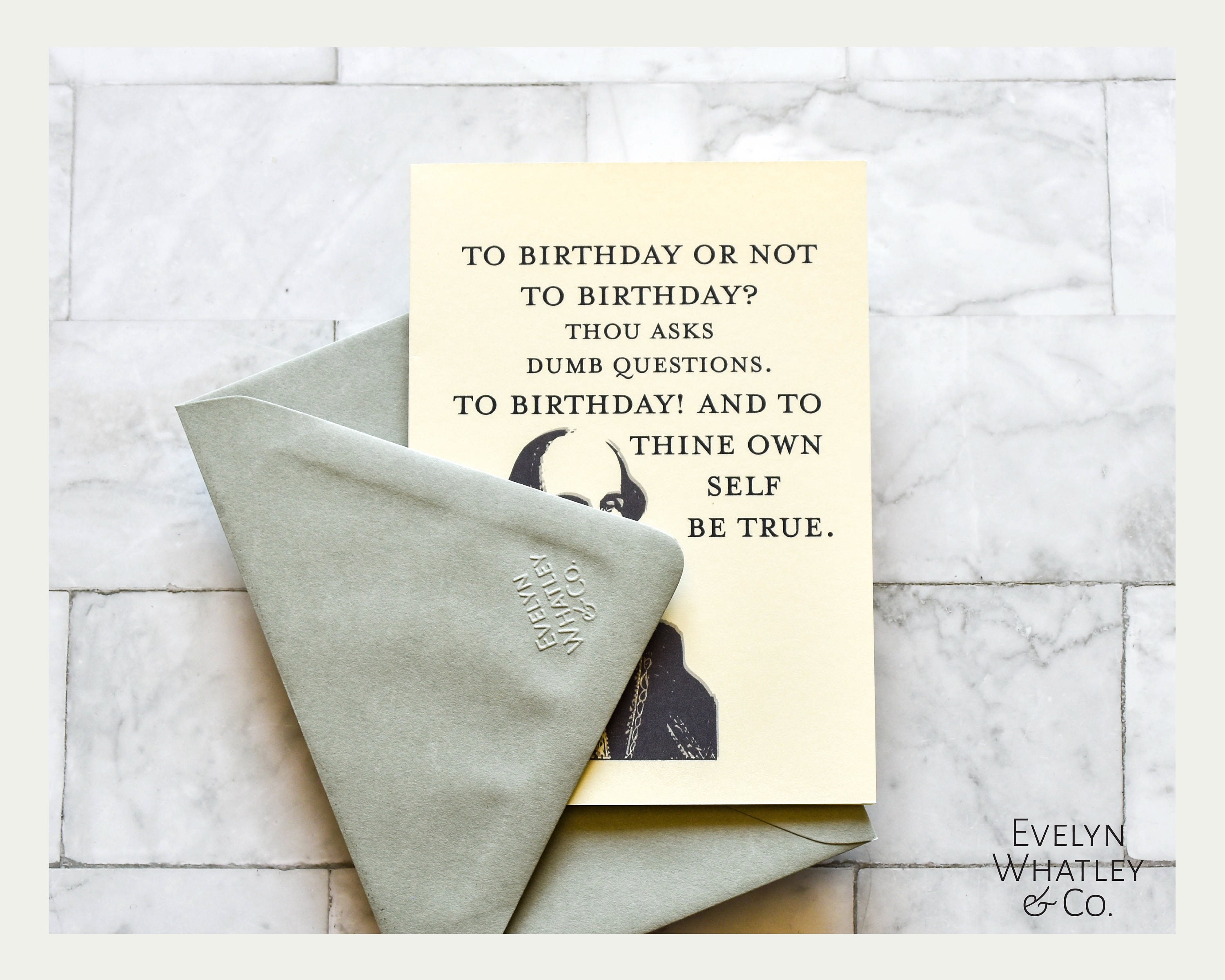 Humorous Shakespeare Birthday Card - Etsy