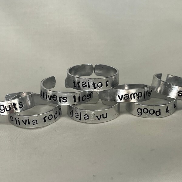 Guts Rings Olivia Rodrigo - Etsy