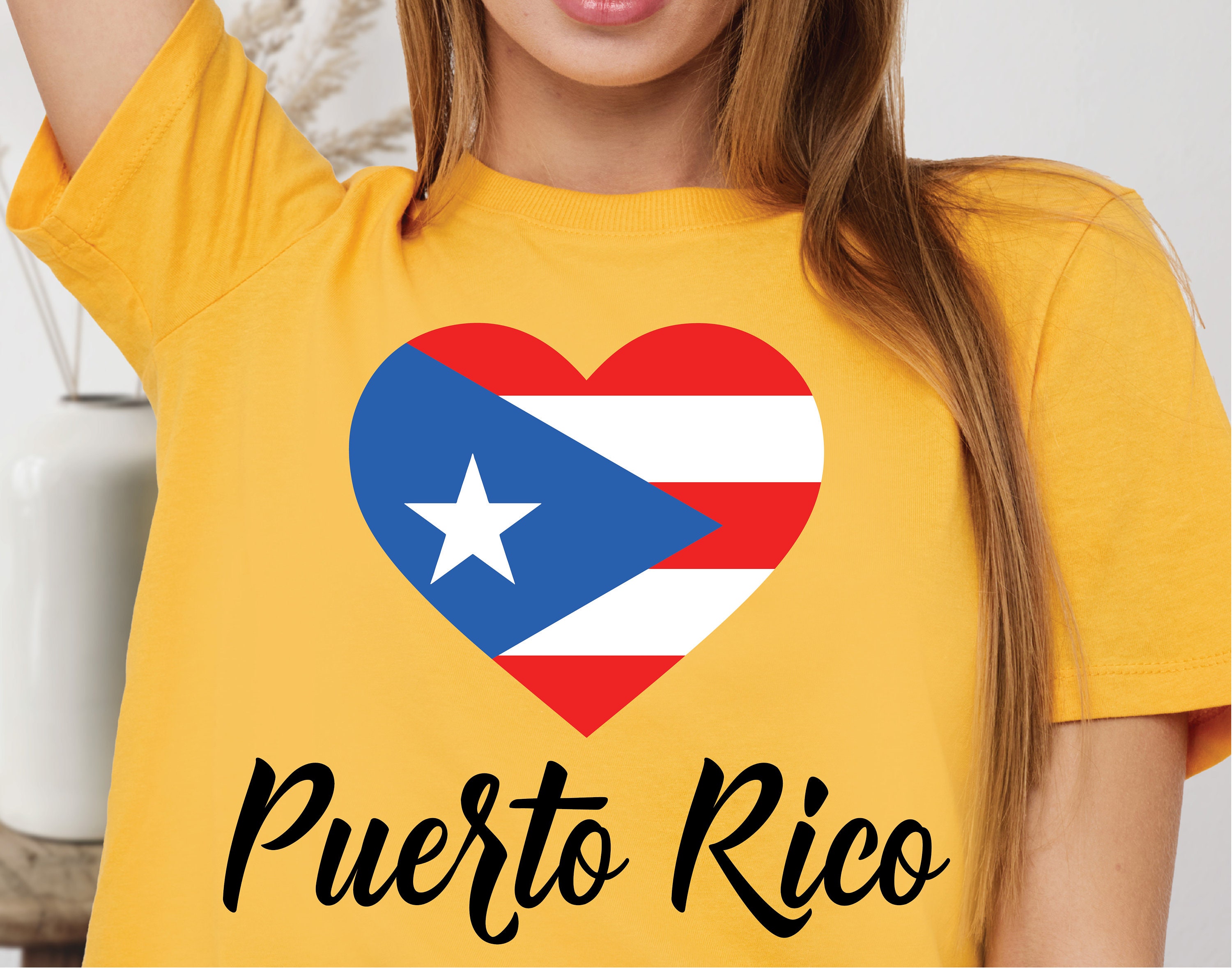 Puerto Rico Flag Heart Svg Png Eps, Puerto Rico Shirt, Puerto Rico Svg ...