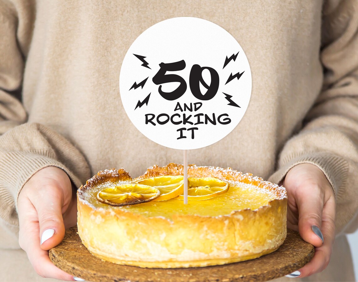 50 and Rocking It Svg Png Pdf, 50th Birthday Svg, Its My Birthday Svg ...