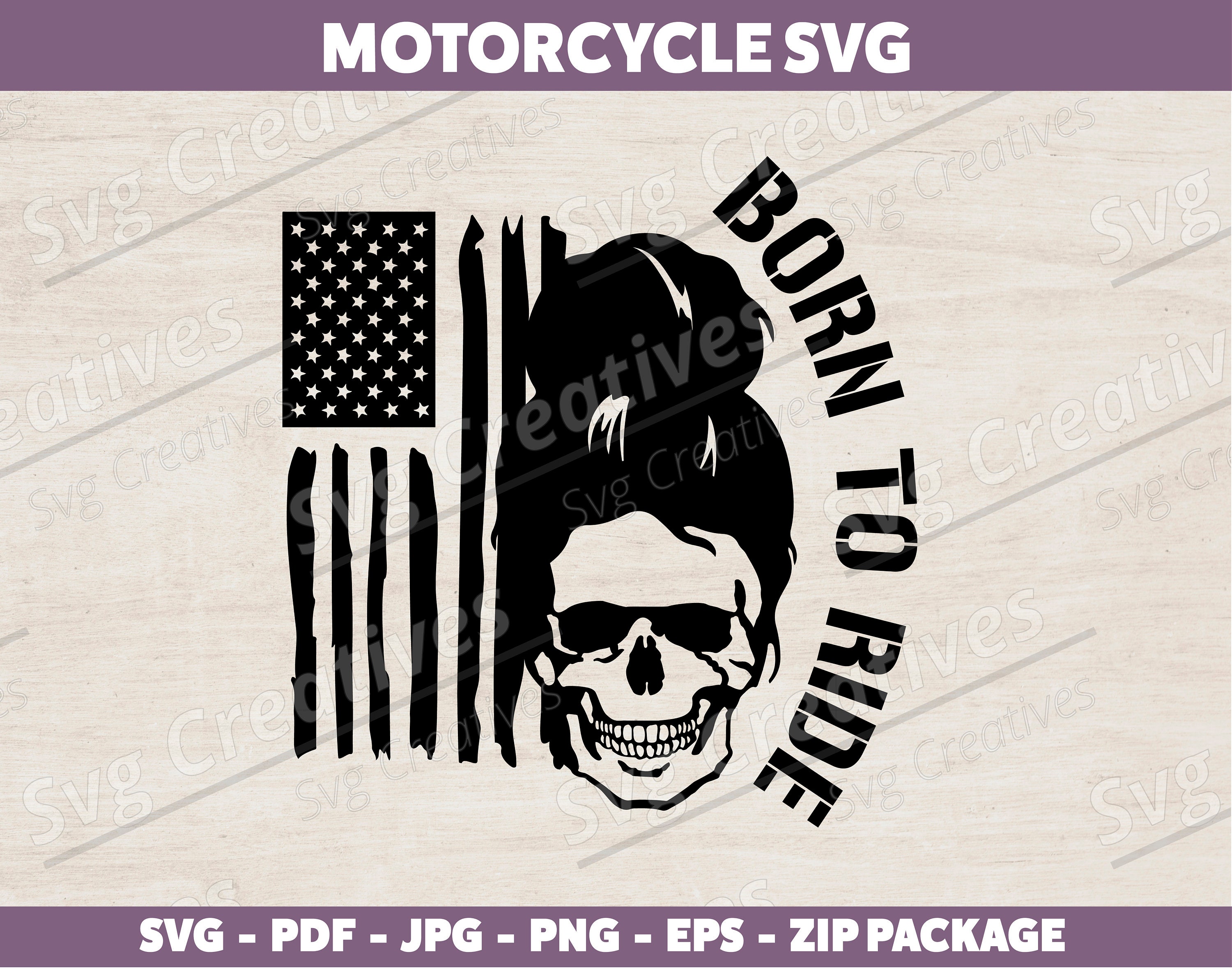 Born to Ride Svg Png, Motorcycle Svg, Girl Biker Svg, Ride or Die Svg ...