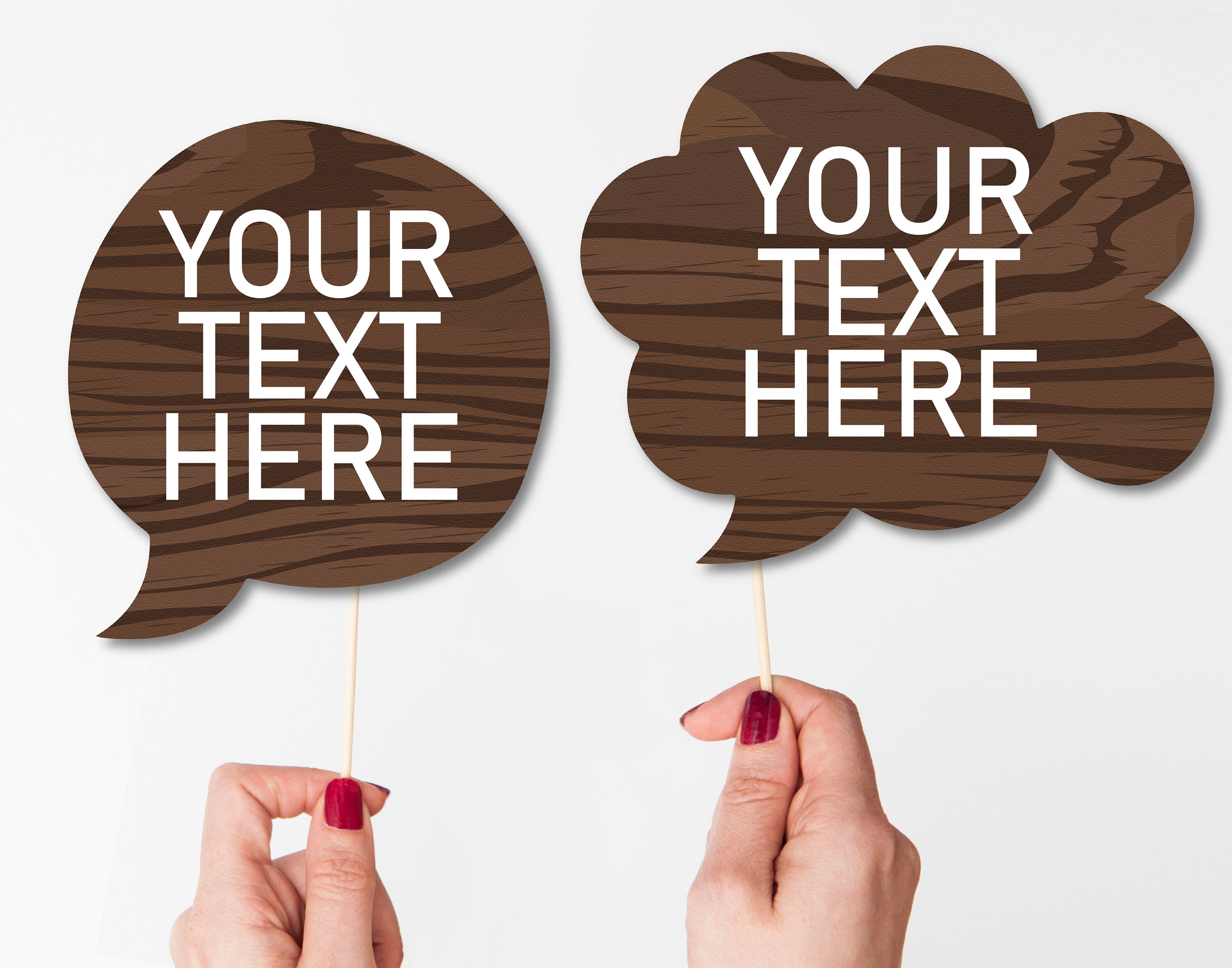 Rustic Wedding Photo Booth Props SVG PNG, Wedding Signs and Decorations ...