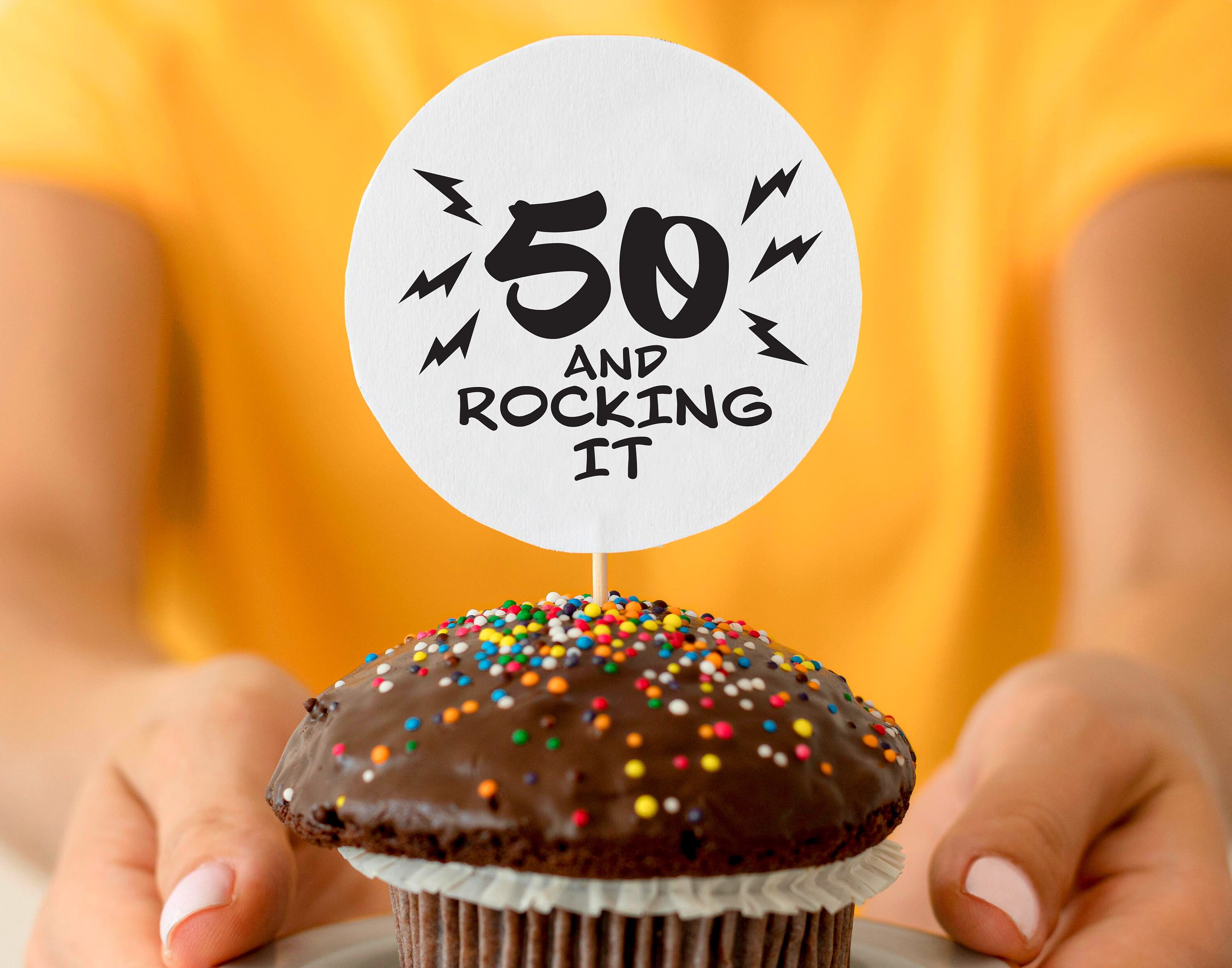 50 and Rocking It Svg Png Pdf, 50th Birthday Svg, Its My Birthday Svg ...