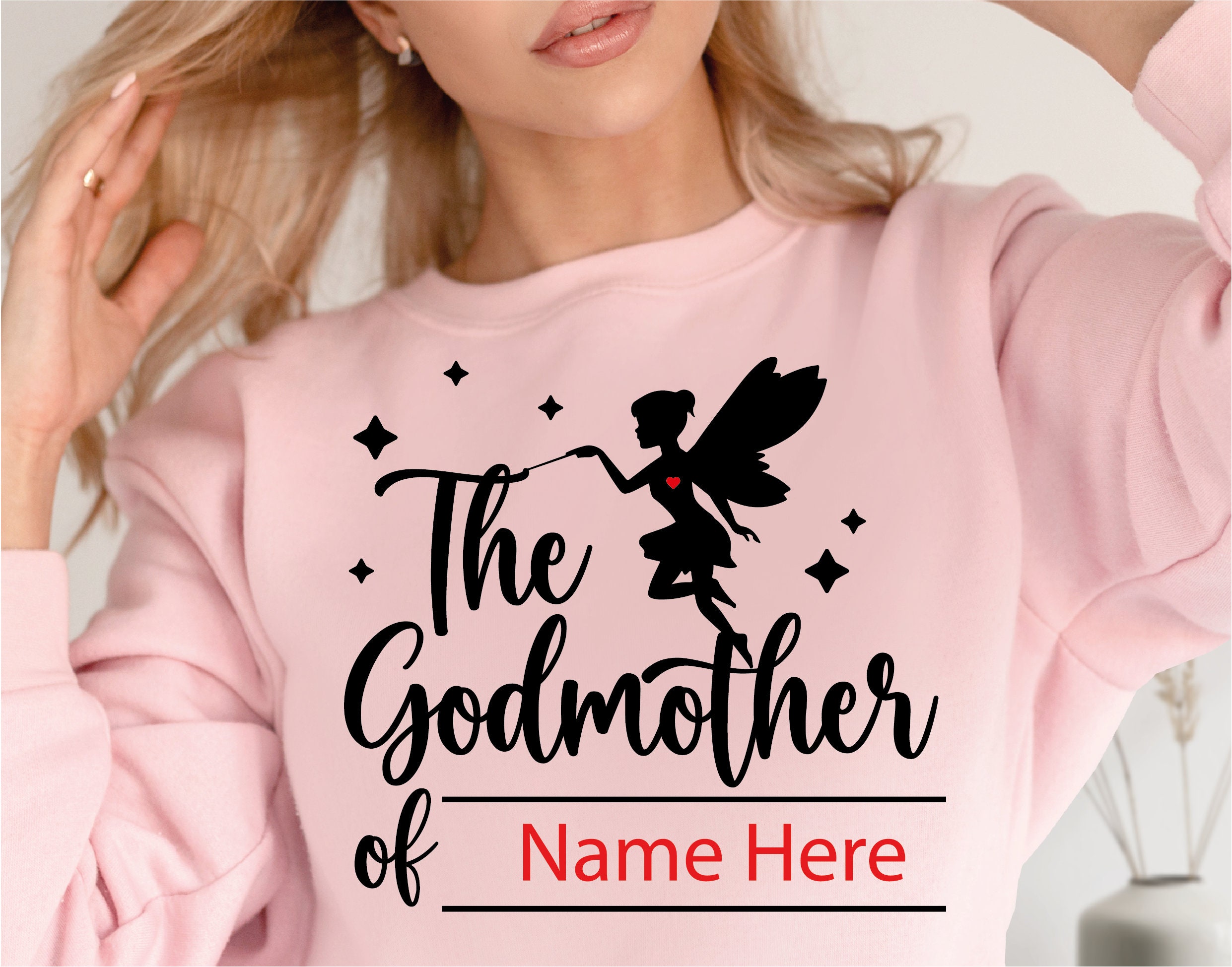 The Godmother Svg Png Eps Jpg Pdf Customizable Gift Fairy - Etsy