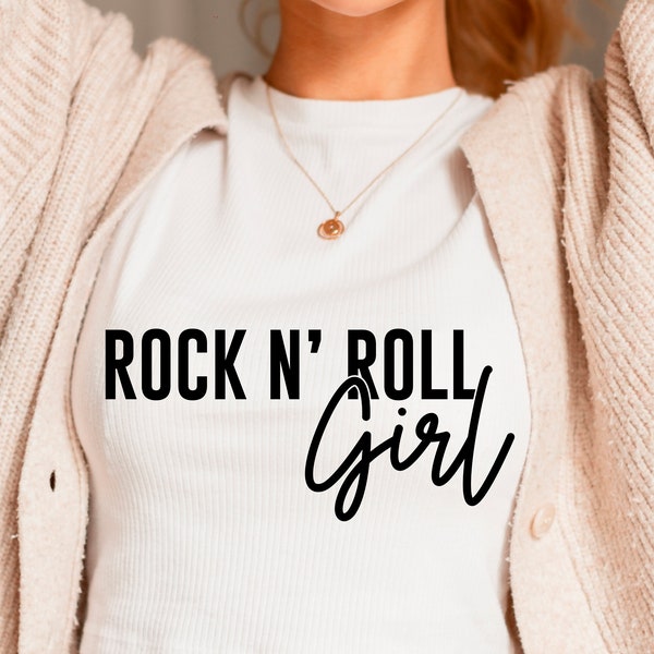 Pretty Girl Rock Svg - Etsy