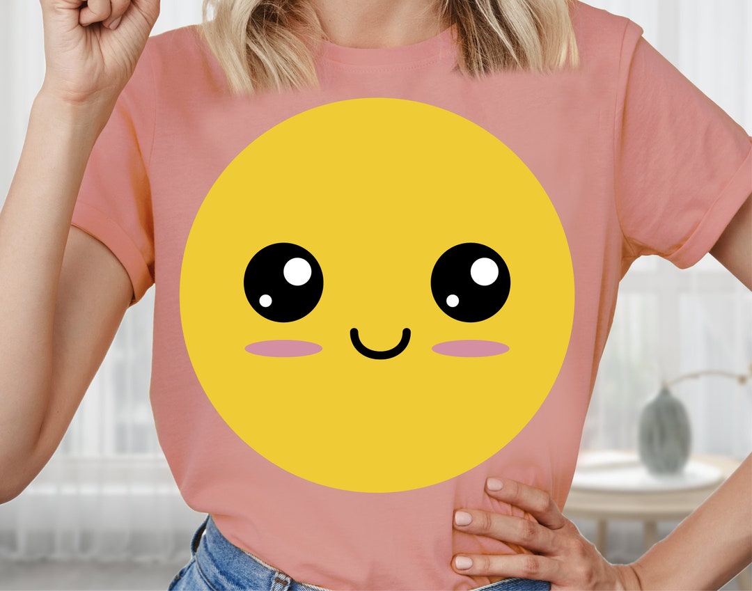 Smiley Face Svg Png Pdf Eps Jpg, Smiley Svg, Smile Svg, Happy Face Svg ...