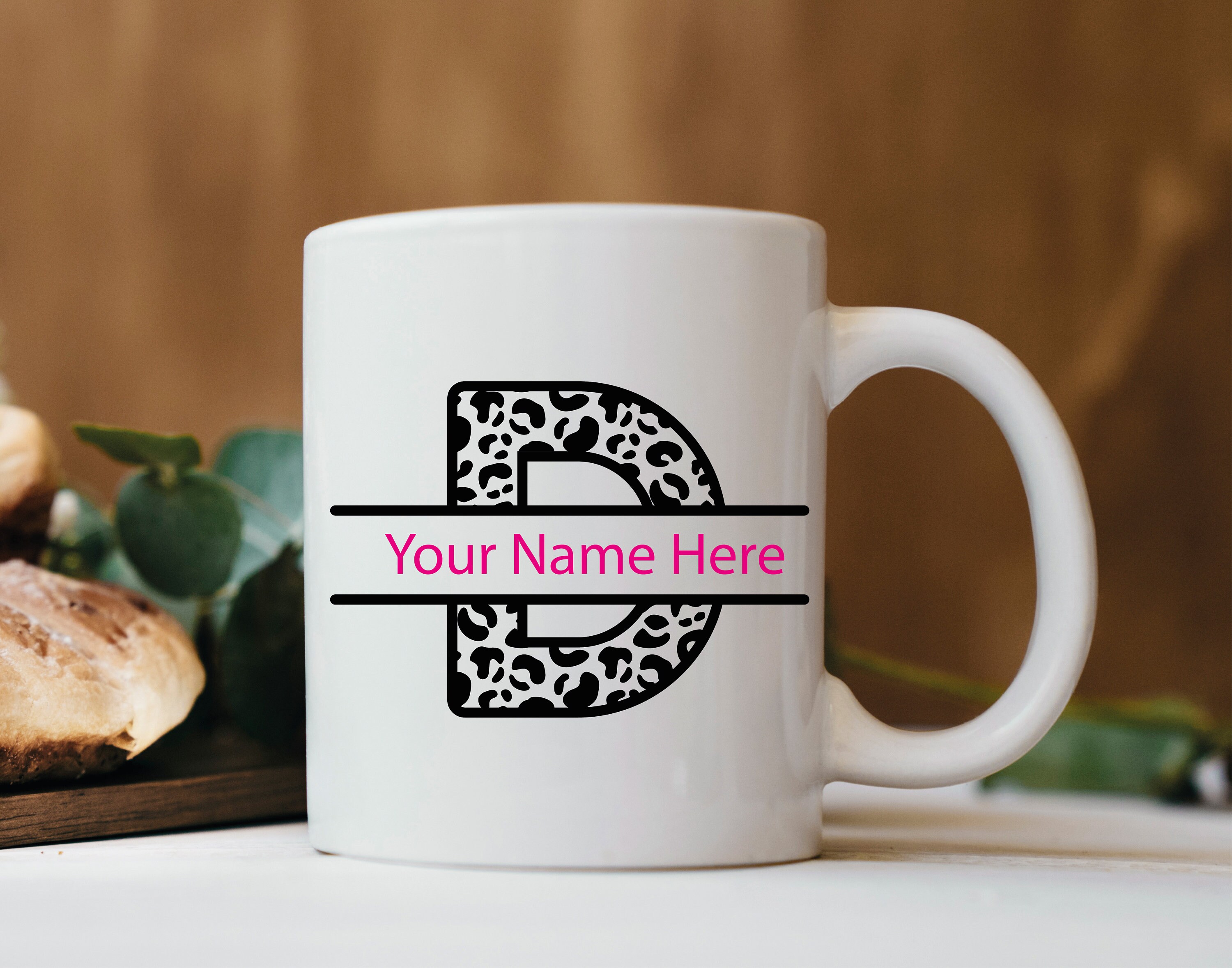 Leopard Split Monogram Alphabet Svg Png Leopard Block Letter - Etsy