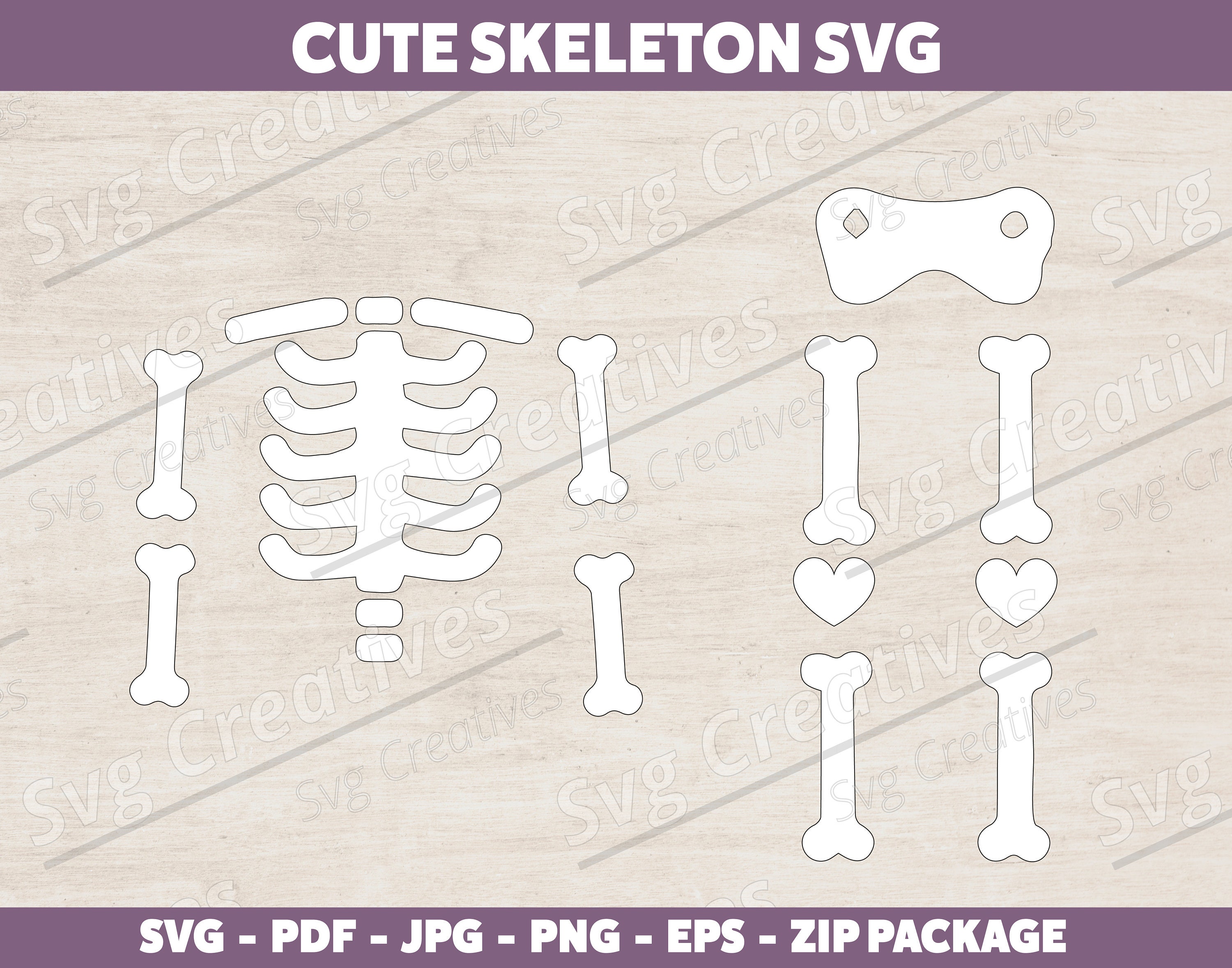 Skeleton SVG PNG PDF Jpg Eps Scary Svg Skull Svg Halloween - Etsy