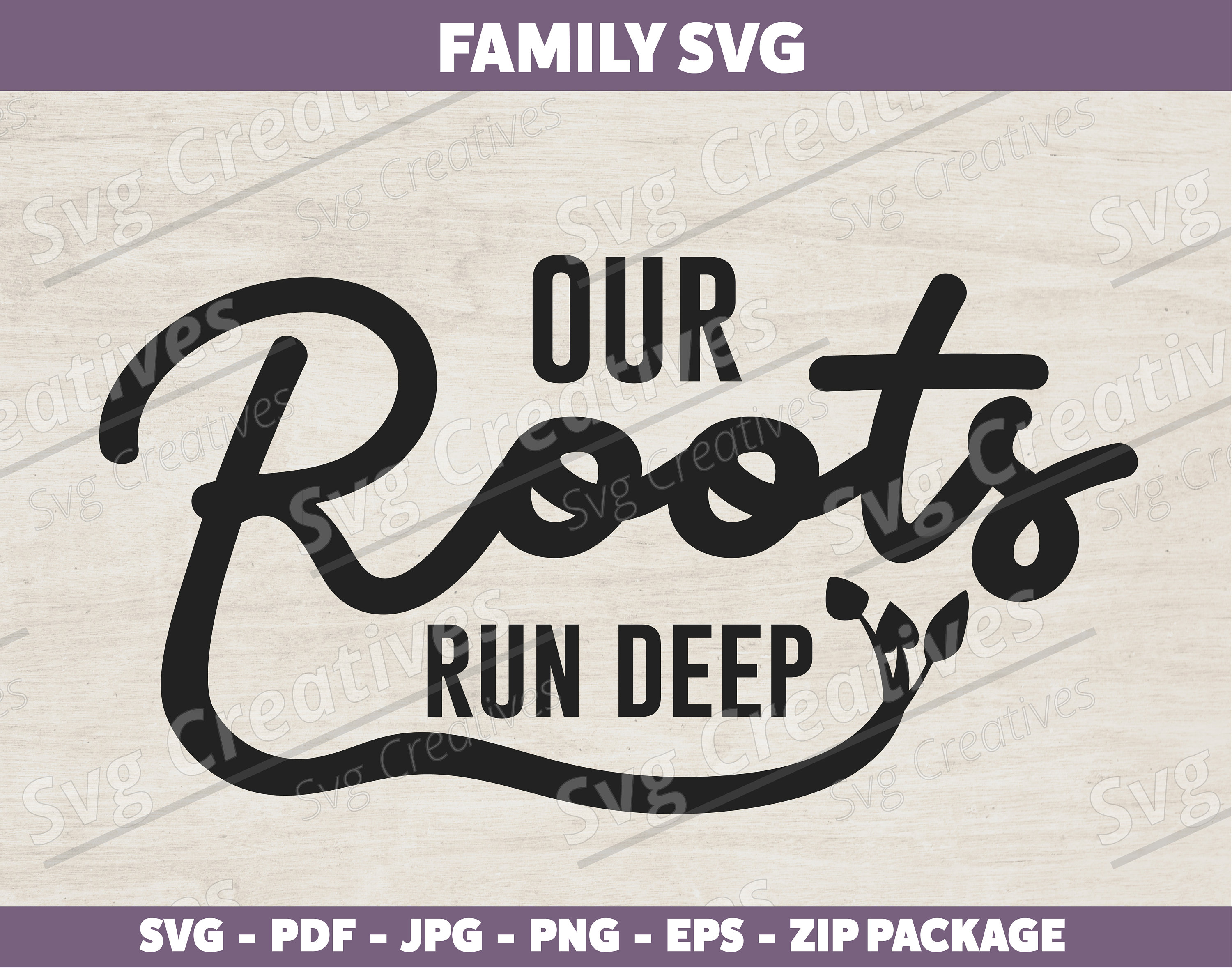 Our Roots Run Deep Svg Eps Pdf Png Jpg, Family Reunion Tree Svg, Family ...