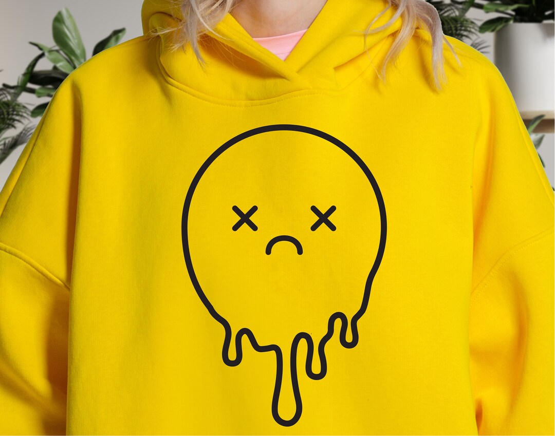Dripping Smiley Face Svg Png Pdf Eps Jpg, Smiley Svg, Smile Svg, Happy ...