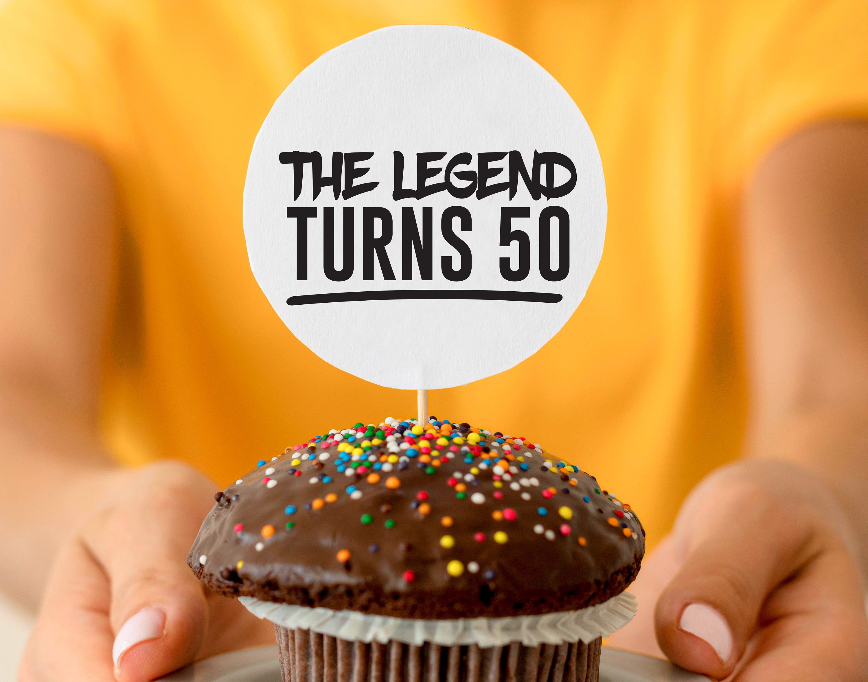 The Legend Turns 50 Svg Png Pdf, 50th Birthday Svg, Its My Birthday Svg ...